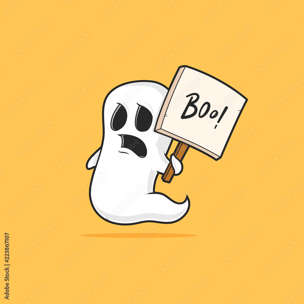 Cartoon Ghost Boo