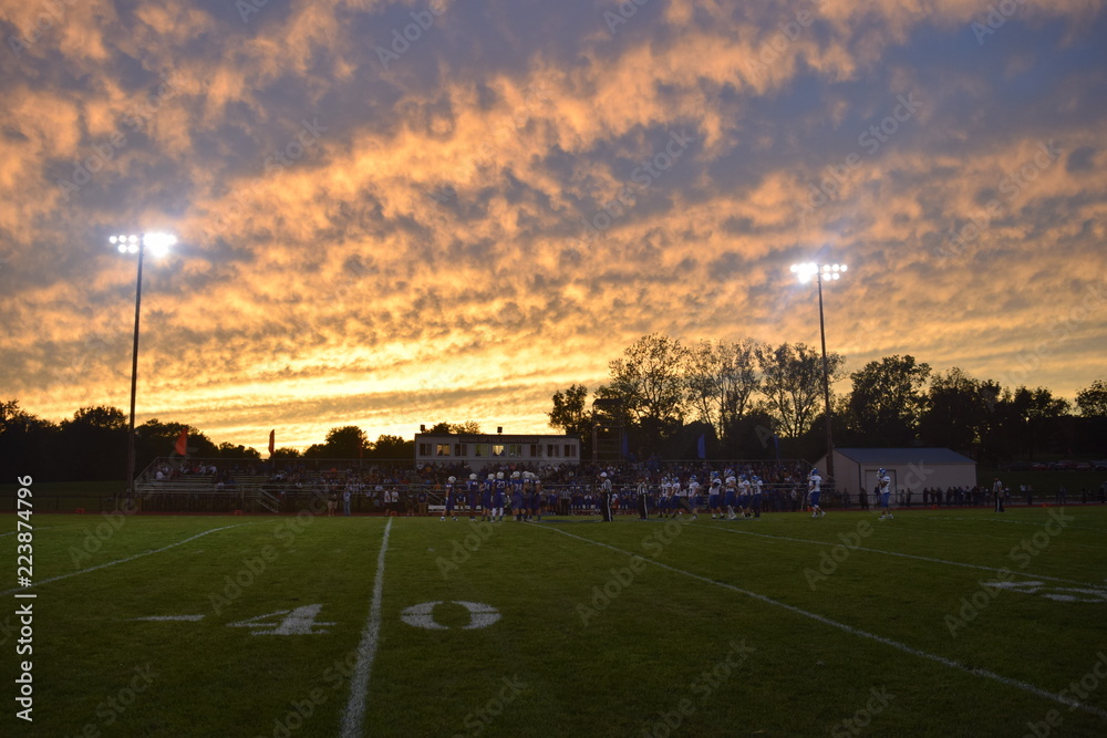 Football Field Stock Photo | Adobe Stock