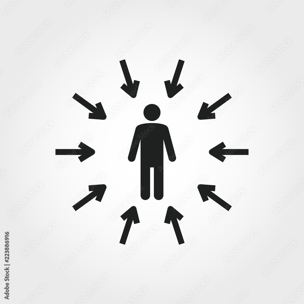 Self-Promotion icon. Monochrome element illustration. Self-Promotion ...