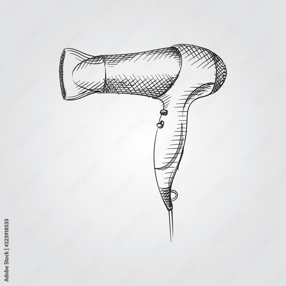 Hair Dryer Sketch