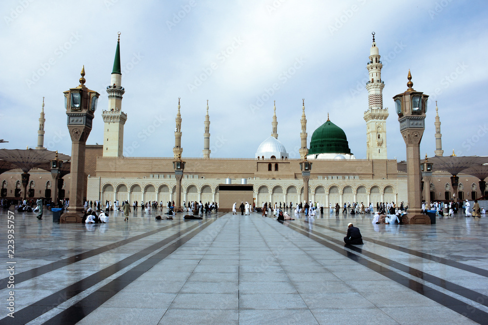 Holy place Madina & Saudia Mosque Stock Photo | Adobe Stock