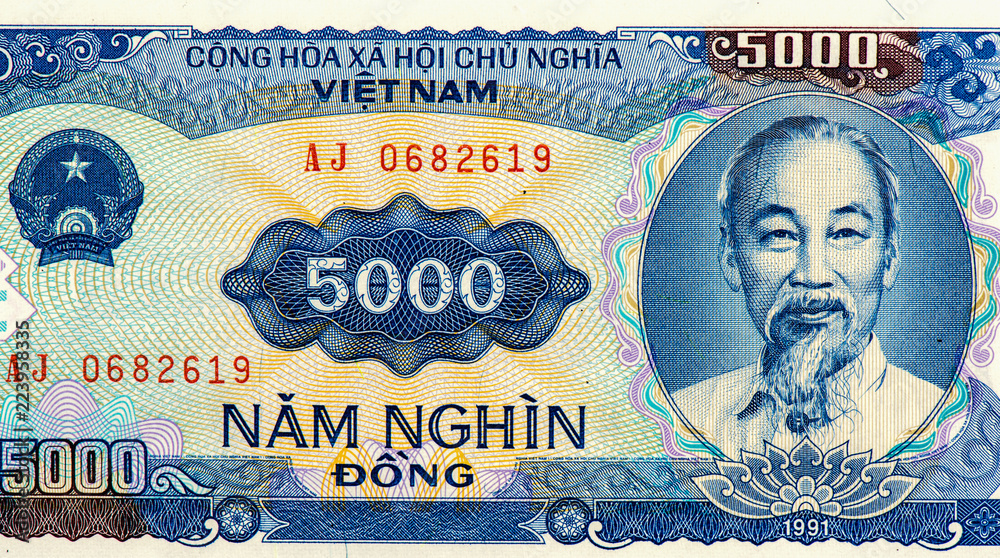 Photo & Art Print dong bank note of Vietnam, Prachaya