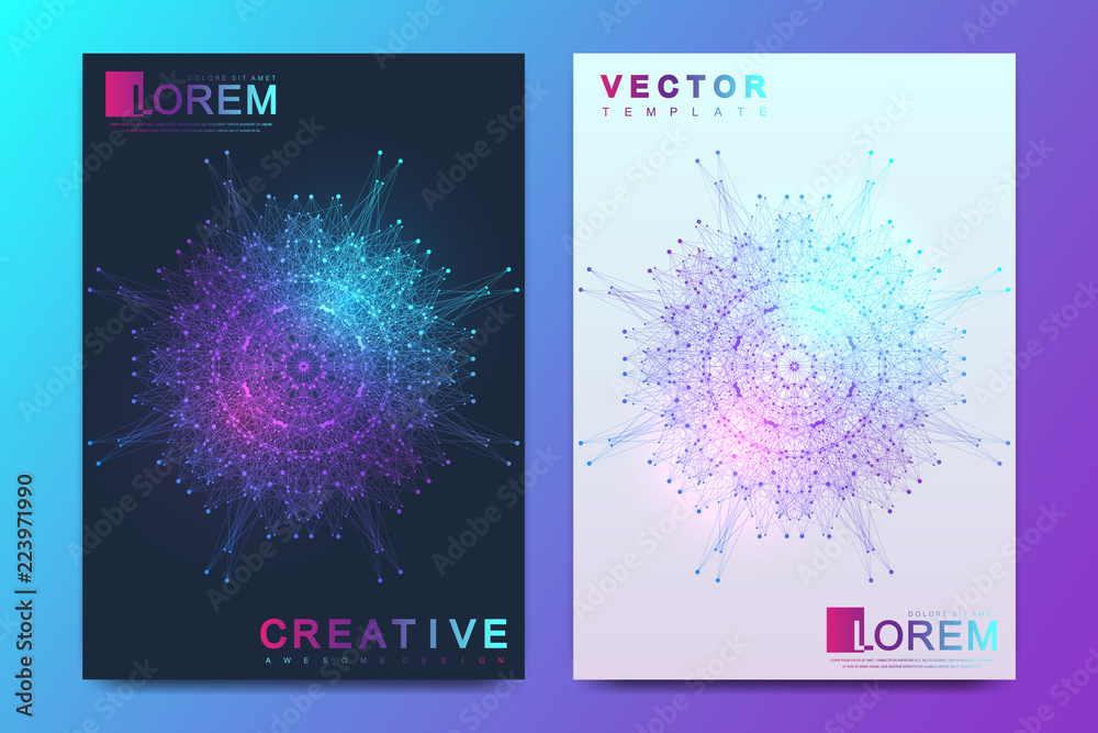 Modern vector template for brochure leaflet flyer cover catalog ...