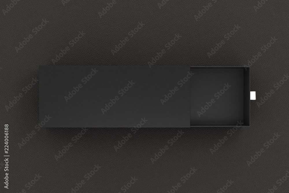 Open blank empty long box Stock Illustration | Adobe Stock