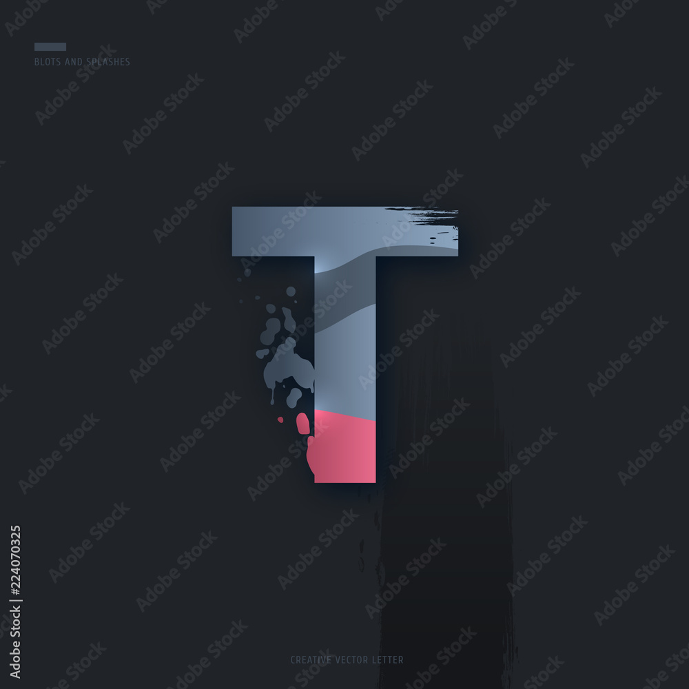 T Letter Design Wallpaper