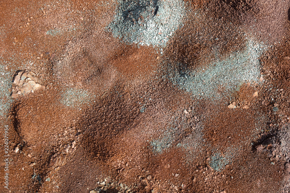 Red earth or soil background. Tropical laterite soil background of red ...