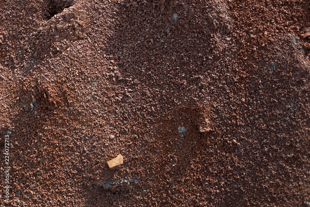 Red earth or soil background. Tropical laterite soil background of red ...