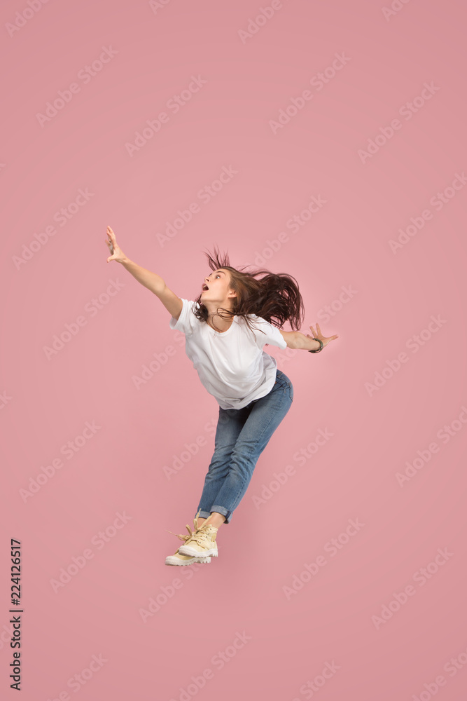 What is there interesting in the distance. seeking pretty happy young ...