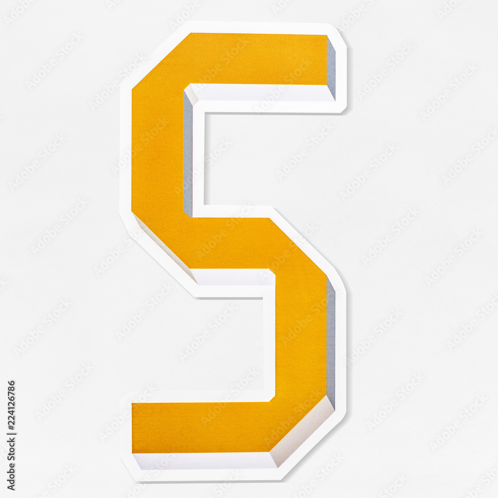 English alphabet letter S icon isolated Stock Illustration | Adobe Stock