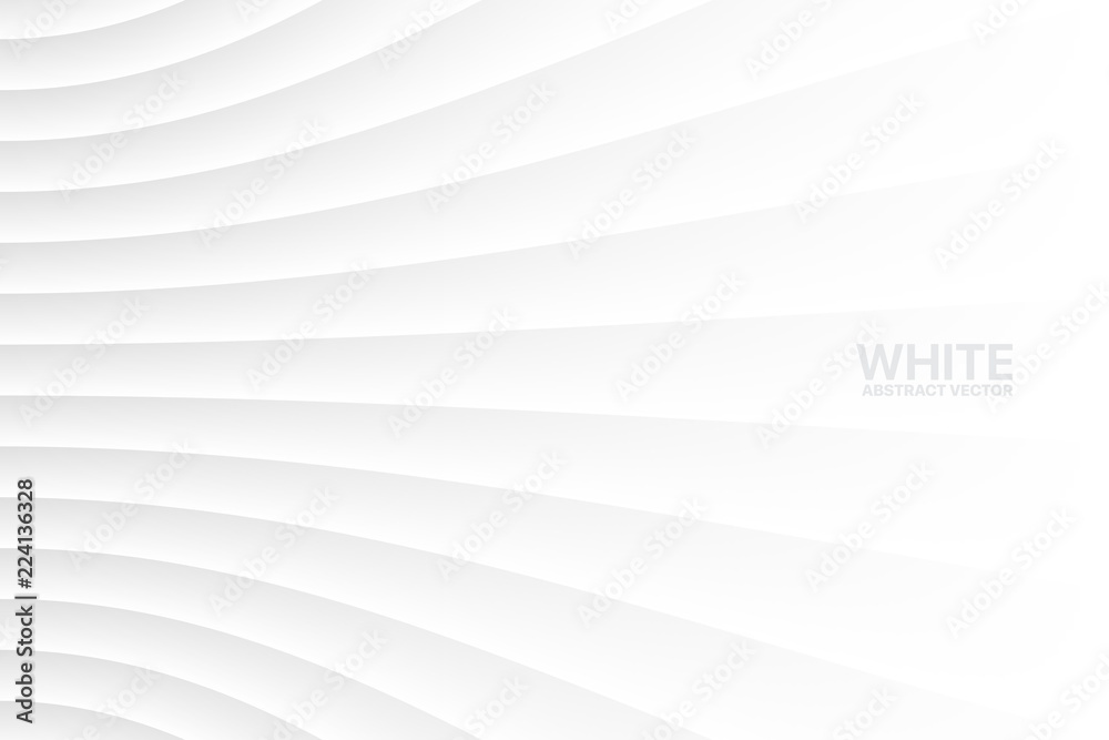 White Clear Blank Subtle Geometrical Vector Abstract Background. Light ...