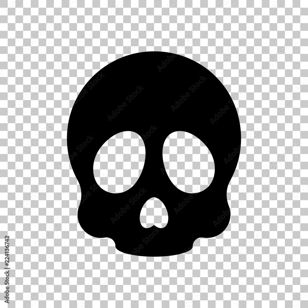 Simple Skull Logo Png