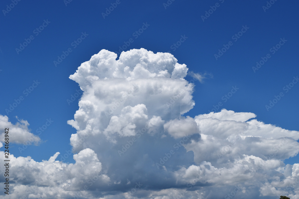 Cumulonimbus cloud formations on tropical sky , Nimbus moving ...