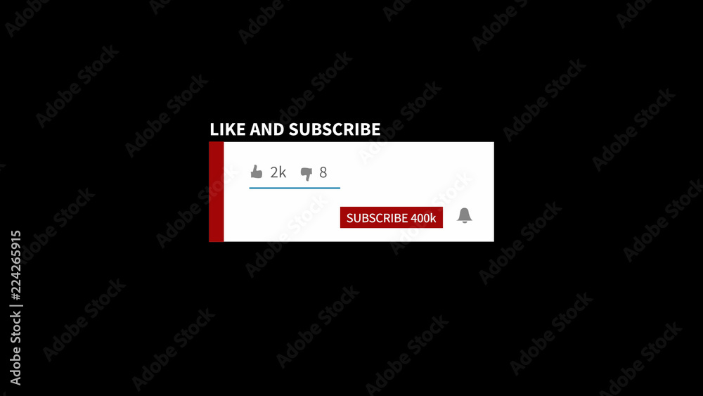 Like and Subscribe Stock Template | Adobe Stock