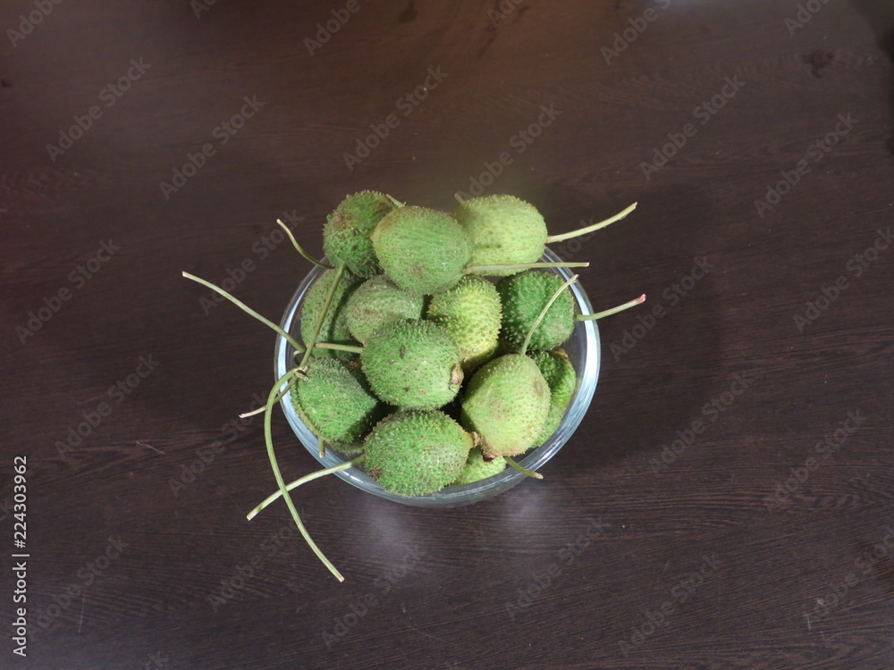 spiny gourd (Kantola),Spiny Gourd or Kantola vegetable isolated,Spiny ...