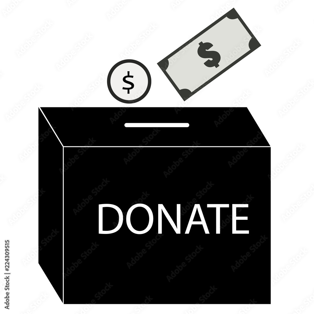 Donation Box Sign