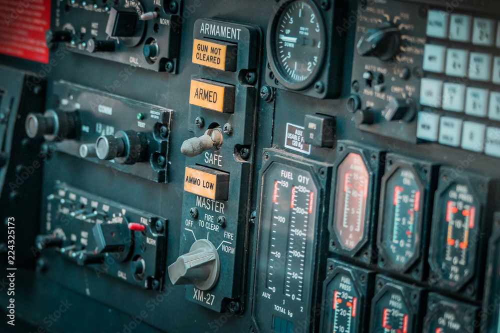 Helicopter Cockpit Controls