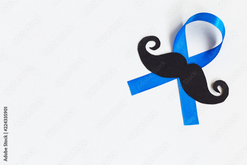 Prostate Cancer Ribbon Mustache