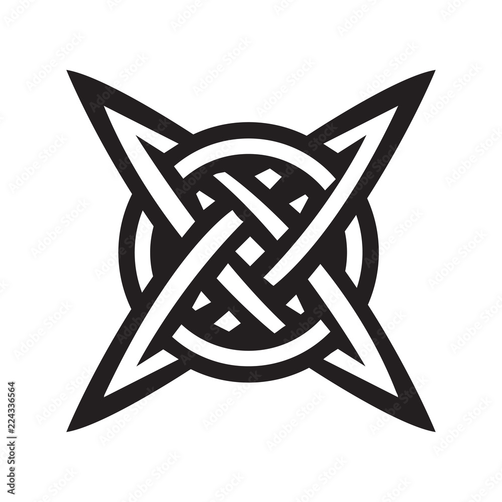 Celtic Knot Star Tattoo