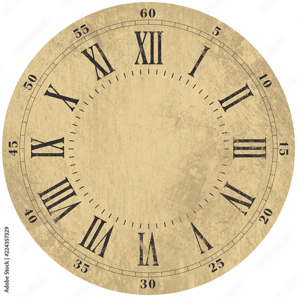 Clock design illustration Stock Illustration | Adobe Stock