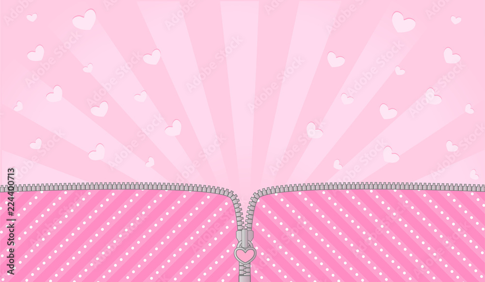 Bright pink striped on pale background for a themed party in style LOL ...