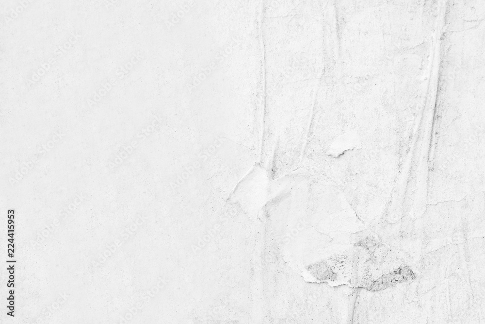 Blank white creased crumpled paper texture background old grunge ripped ...