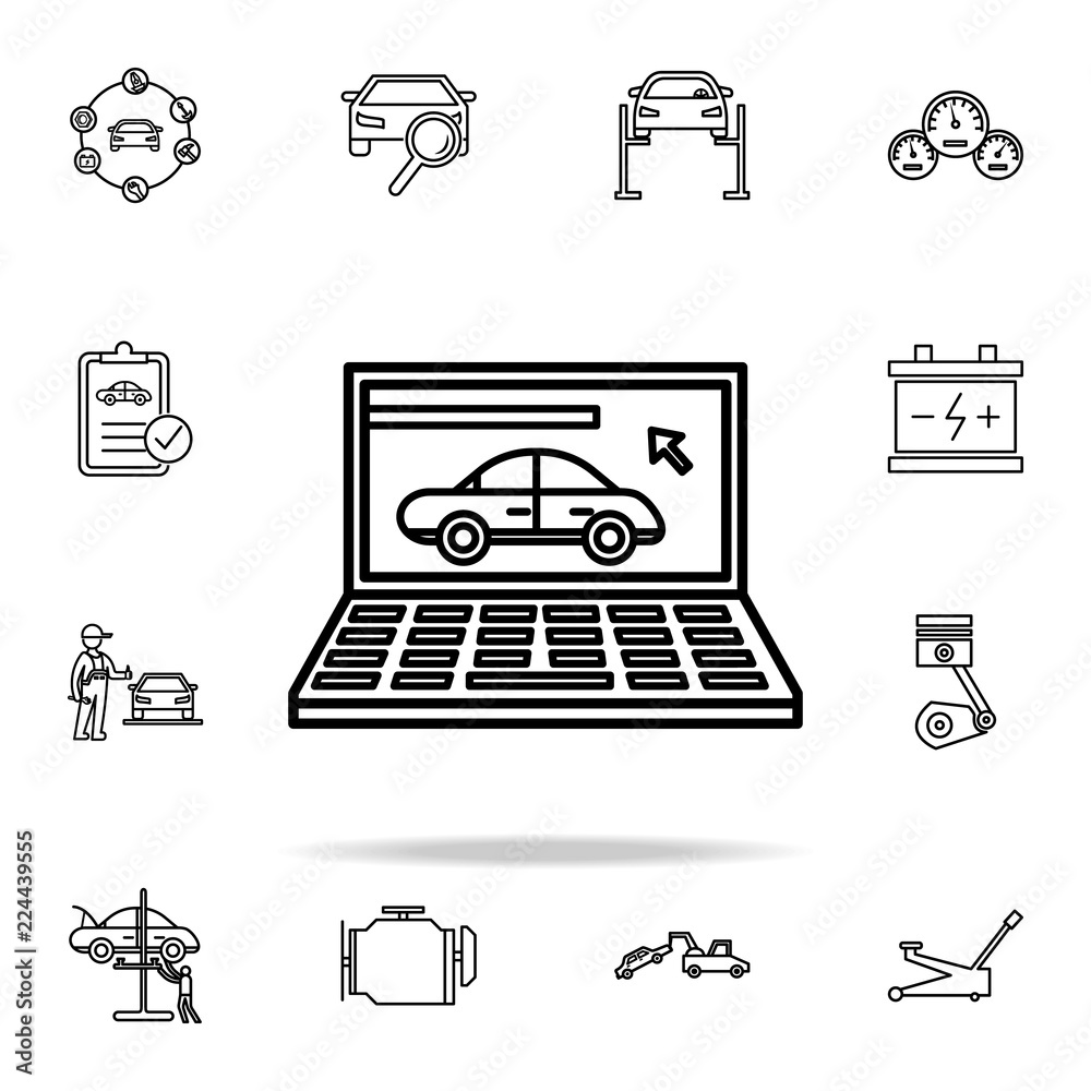 Vehicle Diagnostics Icon