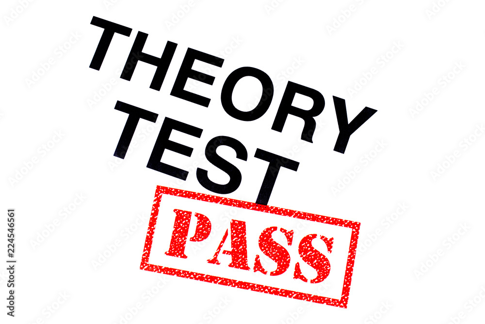 Theory Test Pass Stock Illustration | Adobe Stock