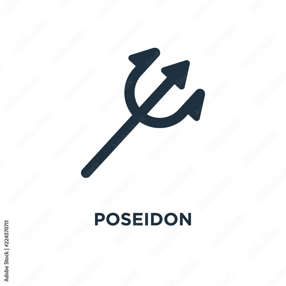 poseidon icon Stock Vector | Adobe Stock