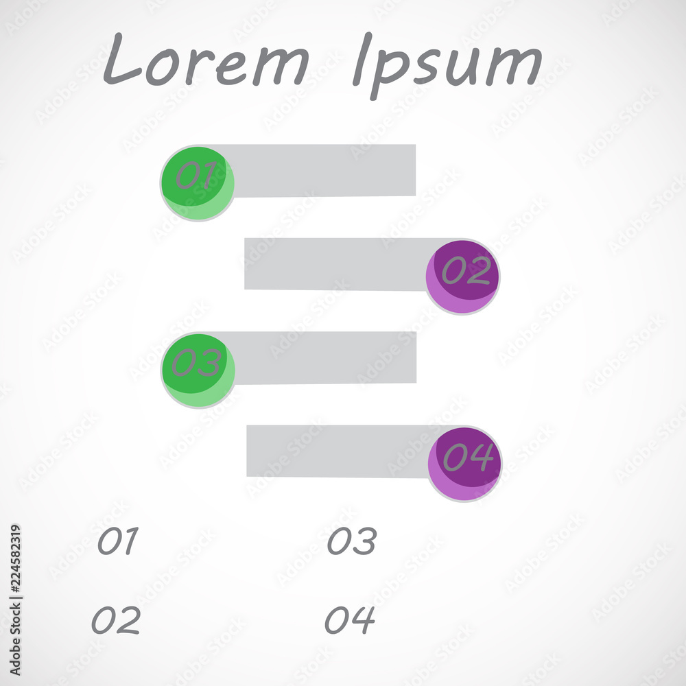 infographics for writing/In the picture infographic for text on four ...
