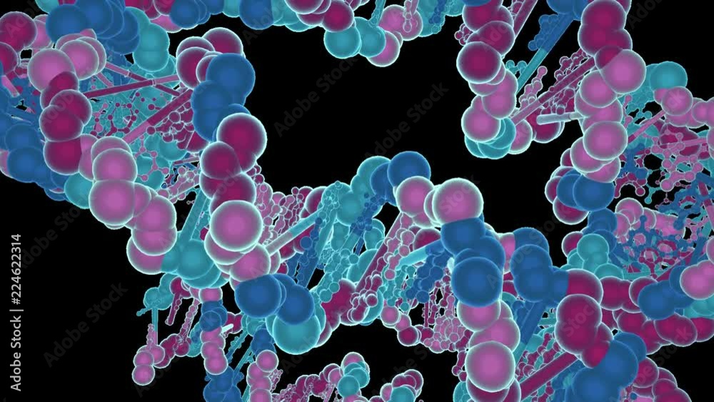 DNA Strings Isolated On Transparent Background (with matte). Medical ...