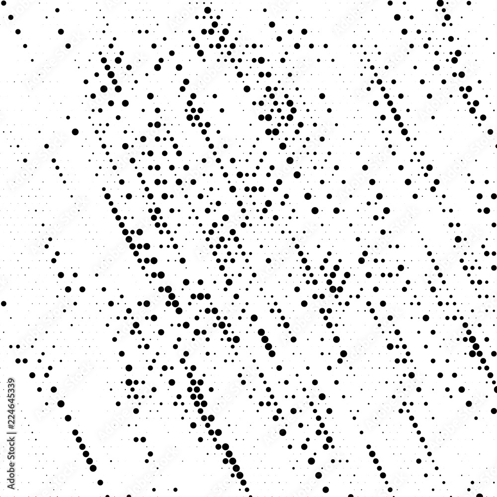 Grunge halftone pattern. Pointillism, stipplism style. Textured ...
