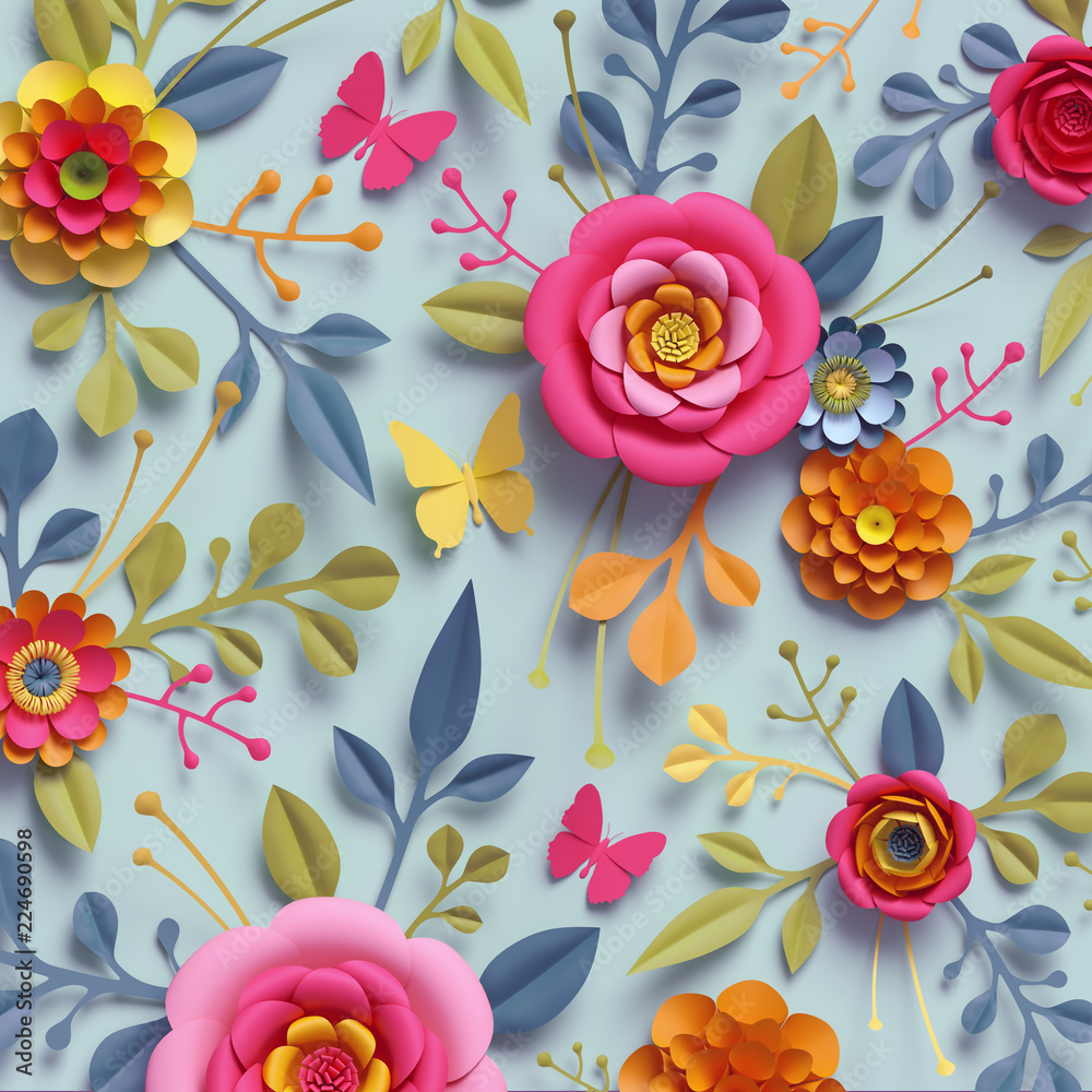 Render Fleurs Nature