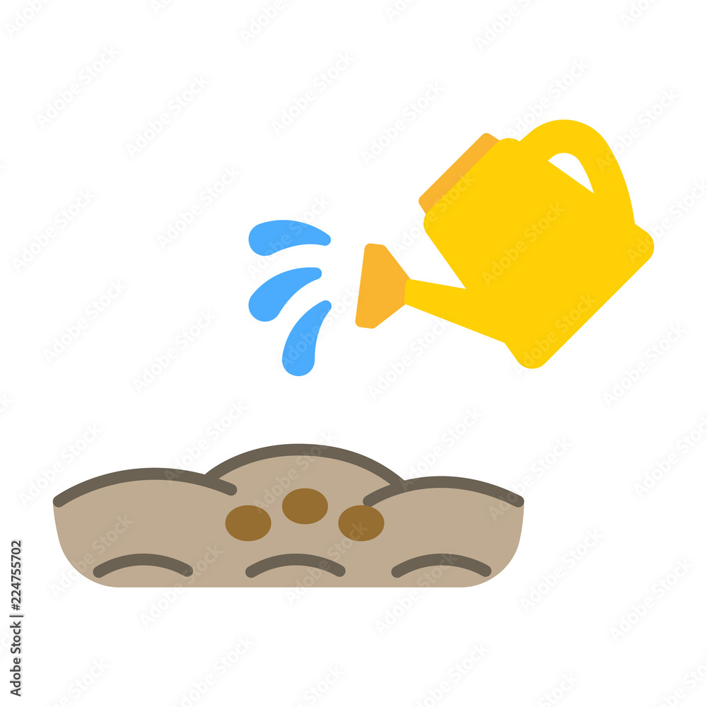 Watering Seeds Clipart