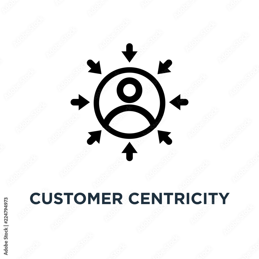 customer centricity icon. customer centricity concept symbol des vector ... customer centricity icon. customer centricity concept symbol des vector ...