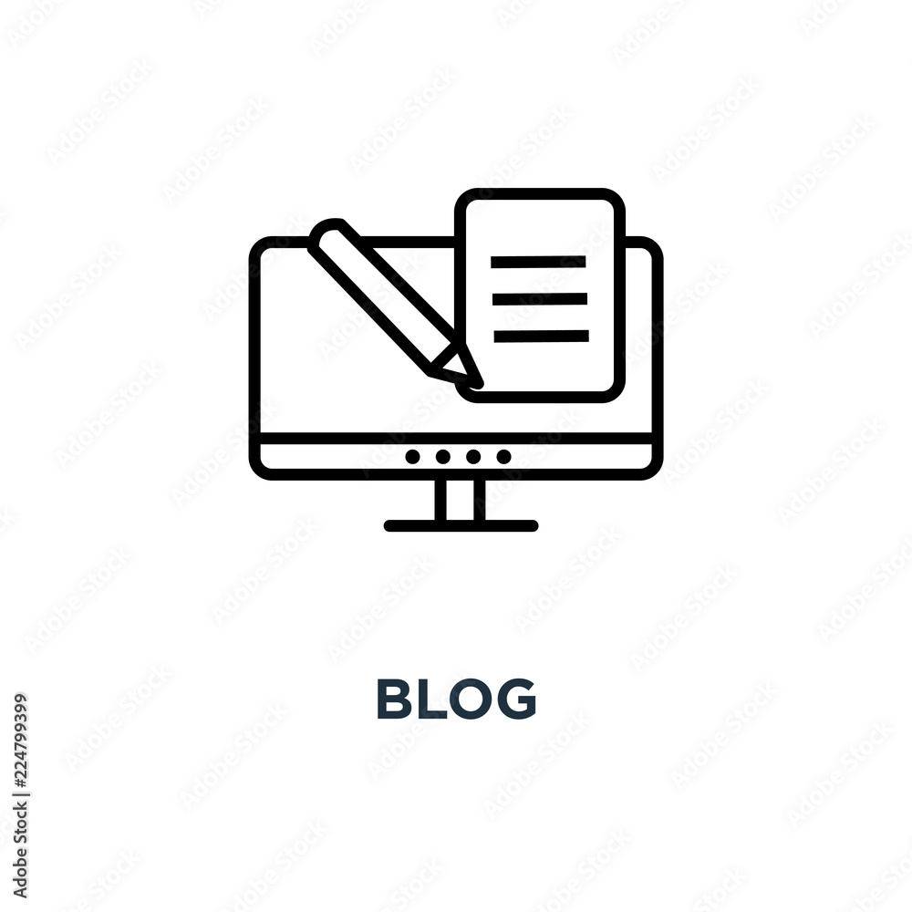 Blogger Icon Vector