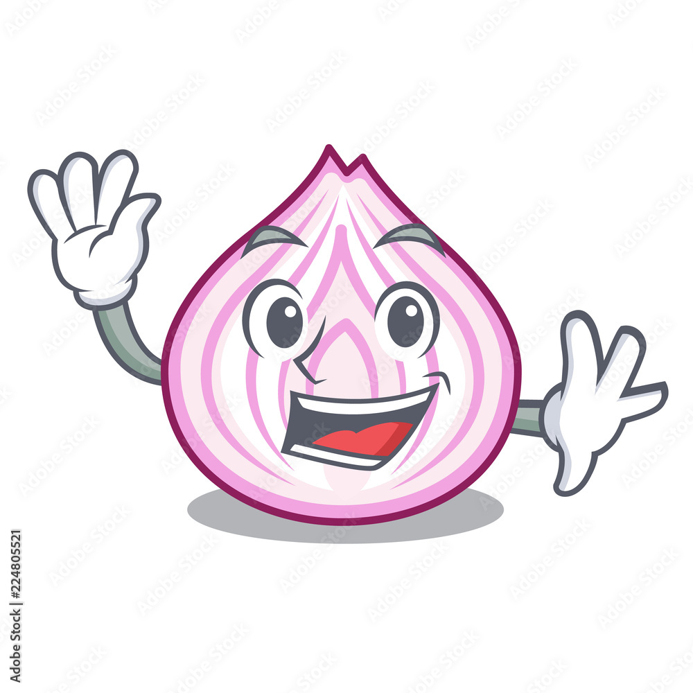 Onion Slice Cartoon