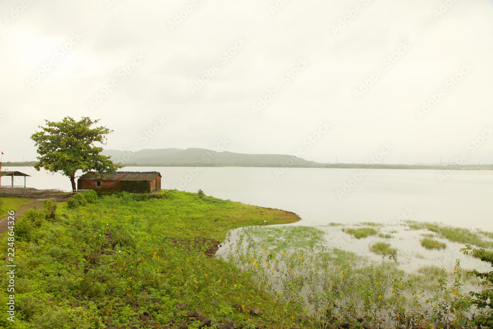 Landscape of the mountain ranges of Western Ghats at state of ...