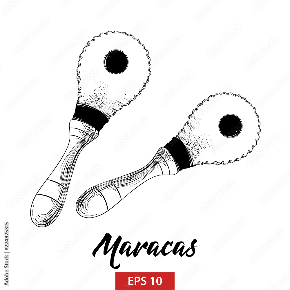 Vector engraved style illustration for posters, decoration and print ...