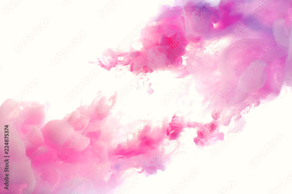 Abstract pink ink background Stock Illustration | Adobe Stock