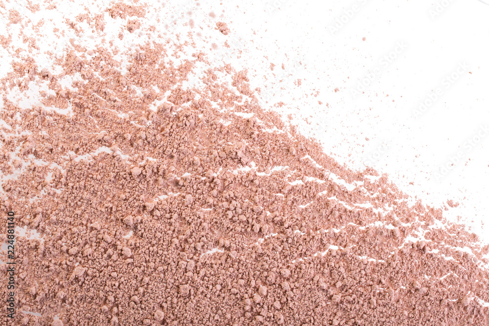 Cosmetic background, minerl clay texture. Pink ask dry clay for ...