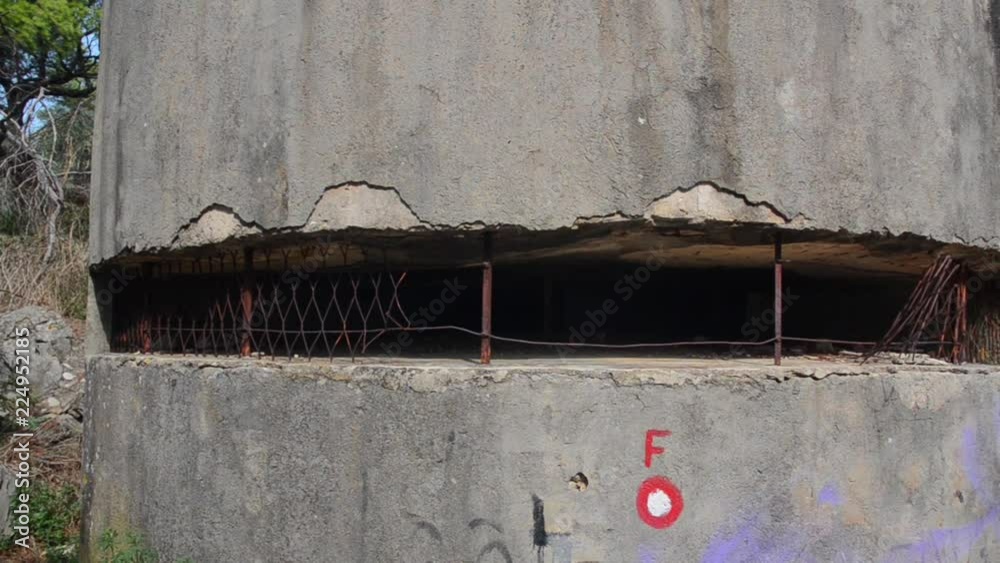Abandoned Military Bunkers, Trenches and Ditches. World War II. Trench ...