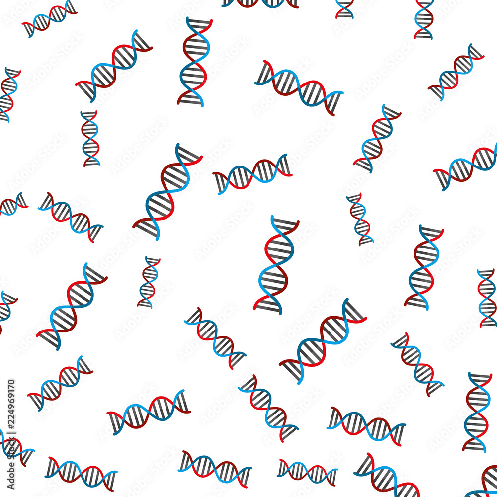 dna molecule pattern background Stock Vector | Adobe Stock