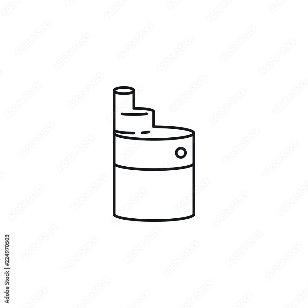 vape device vector line art icon black on white background cannabis ...