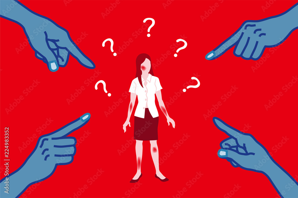 Sexual abuse victim who is being rebuked by misogynist - Sexual ...