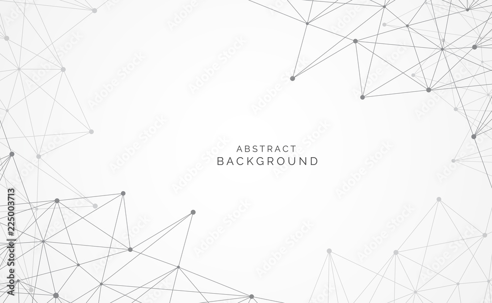 Modern abstract network science connection technology internet and ...