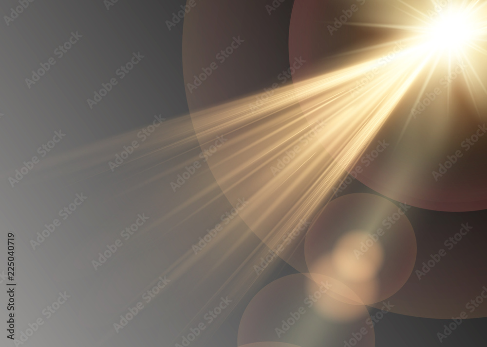 Sunlight a translucent special design of the light effect. Vector blur ...