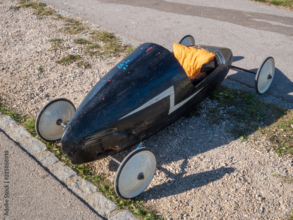 soap car competition race down the hill with a stunning design Stock ...