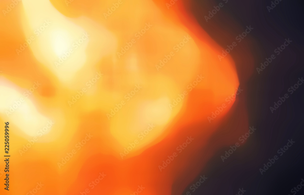 Star, sun, supernova, fire and explosion bursts blurred illustration ...