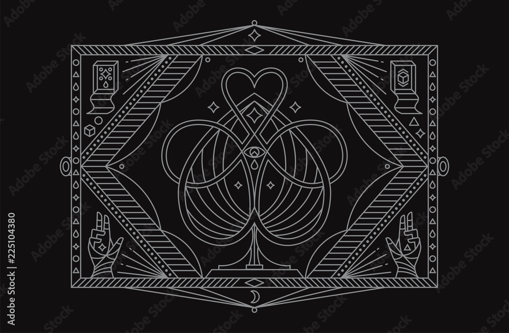 Magic Symbol. Mystic Symbol. Vector Illustration. Stock Vector | Adobe ...