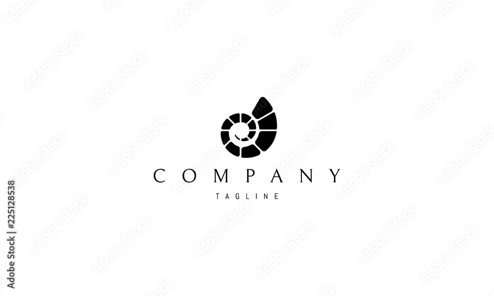 Shell vector logo image Stock Vector | Adobe Stock